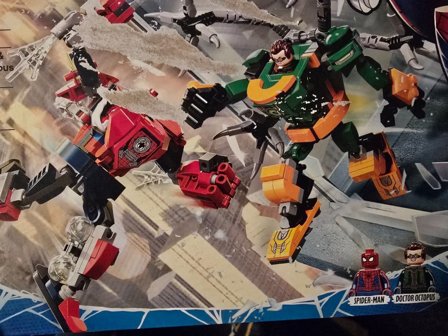 LEGO 76198 Marvel Spider-Man & Doctor Octopus Mech Battle New Building ...