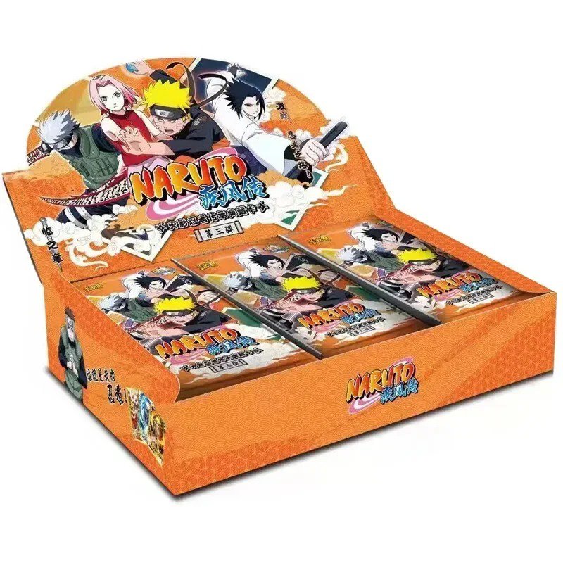 36packsperboxB_KAYOU Genuine Naruto Cards Box Anime Figure Card Booster ...