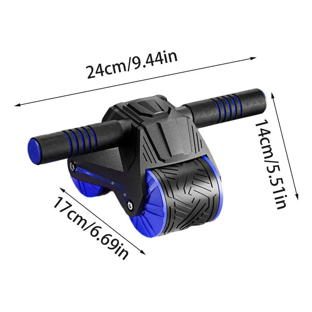 Blue_Abdominal Wheel Home Gym Roller AB Roller Gymnastic Wheel Fitness ...