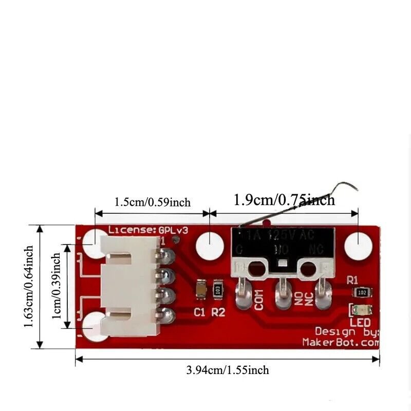 Arduino Limit Switch End Stop Switch 8213