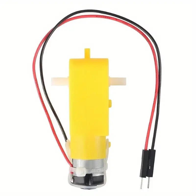 4 Sets TT Motor DC Gearbox -3-6V Dual Shaft, 200RPM, for Smart Car W/ Leads