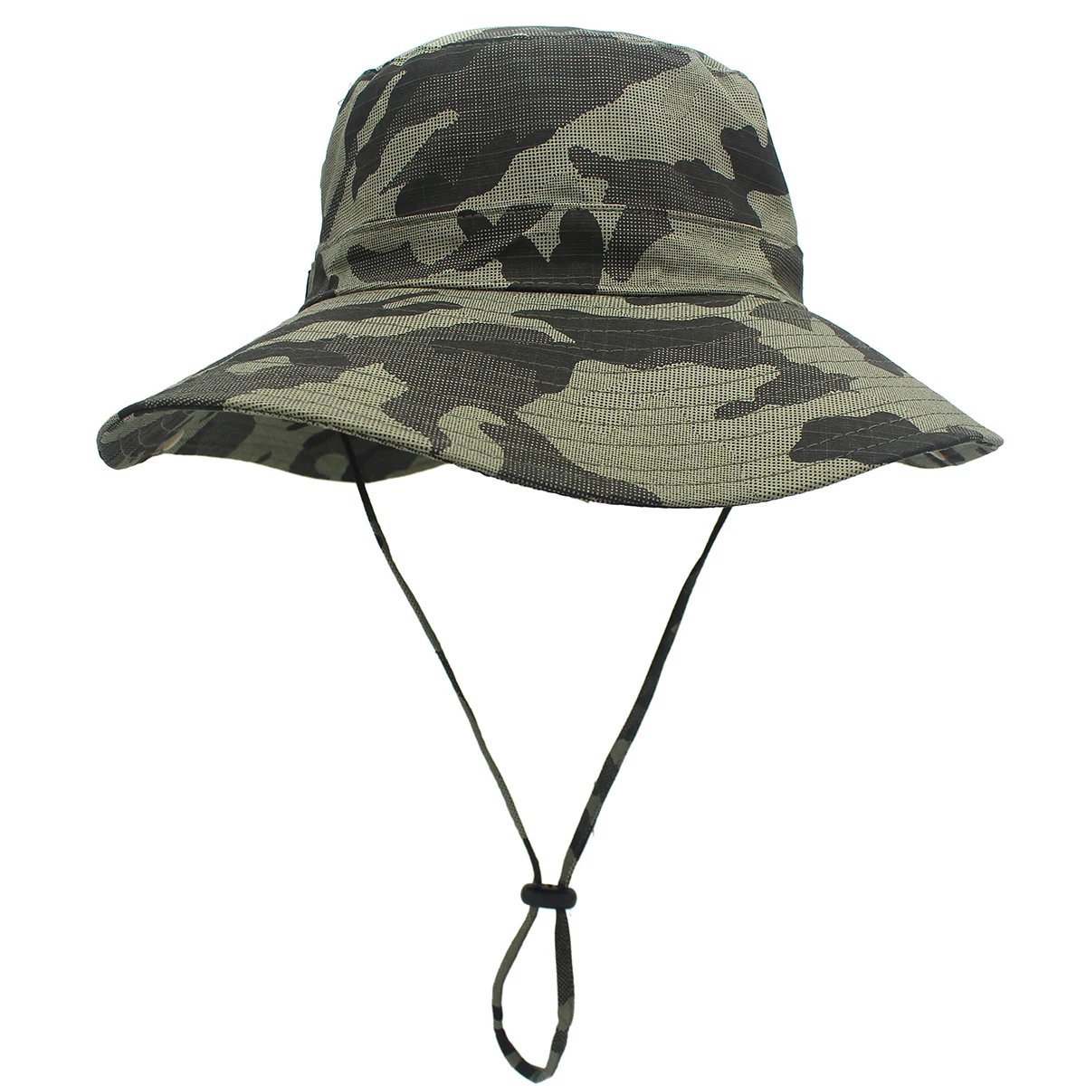 army green_Outfly Camouflage Beach Hat Outdoor Sun Protection UV ...
