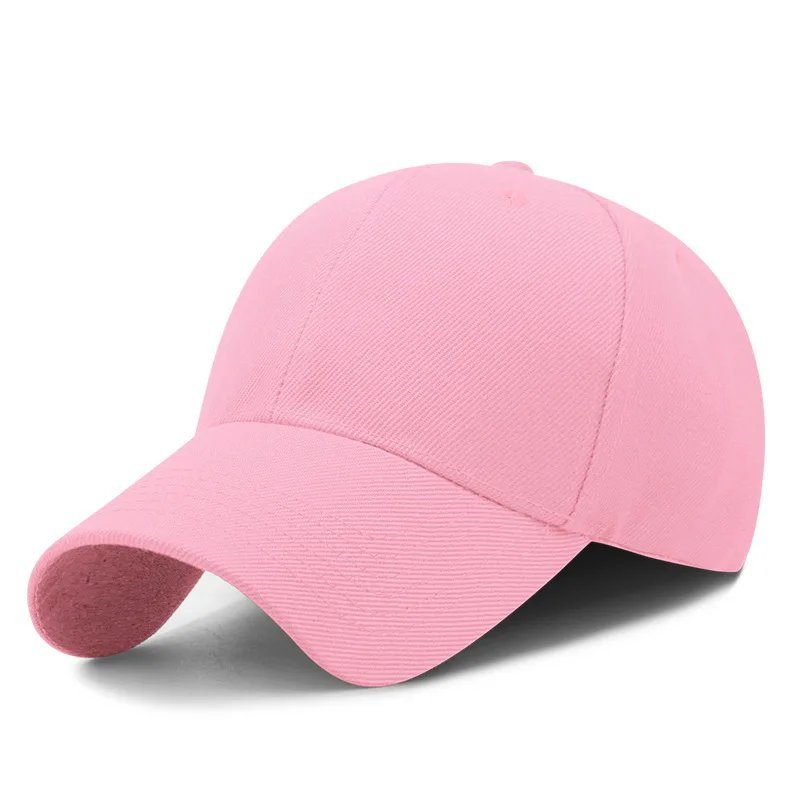 Pink_Custom Logo Baseball Cap Text Photo Team Embroidery Bone Gorras ...