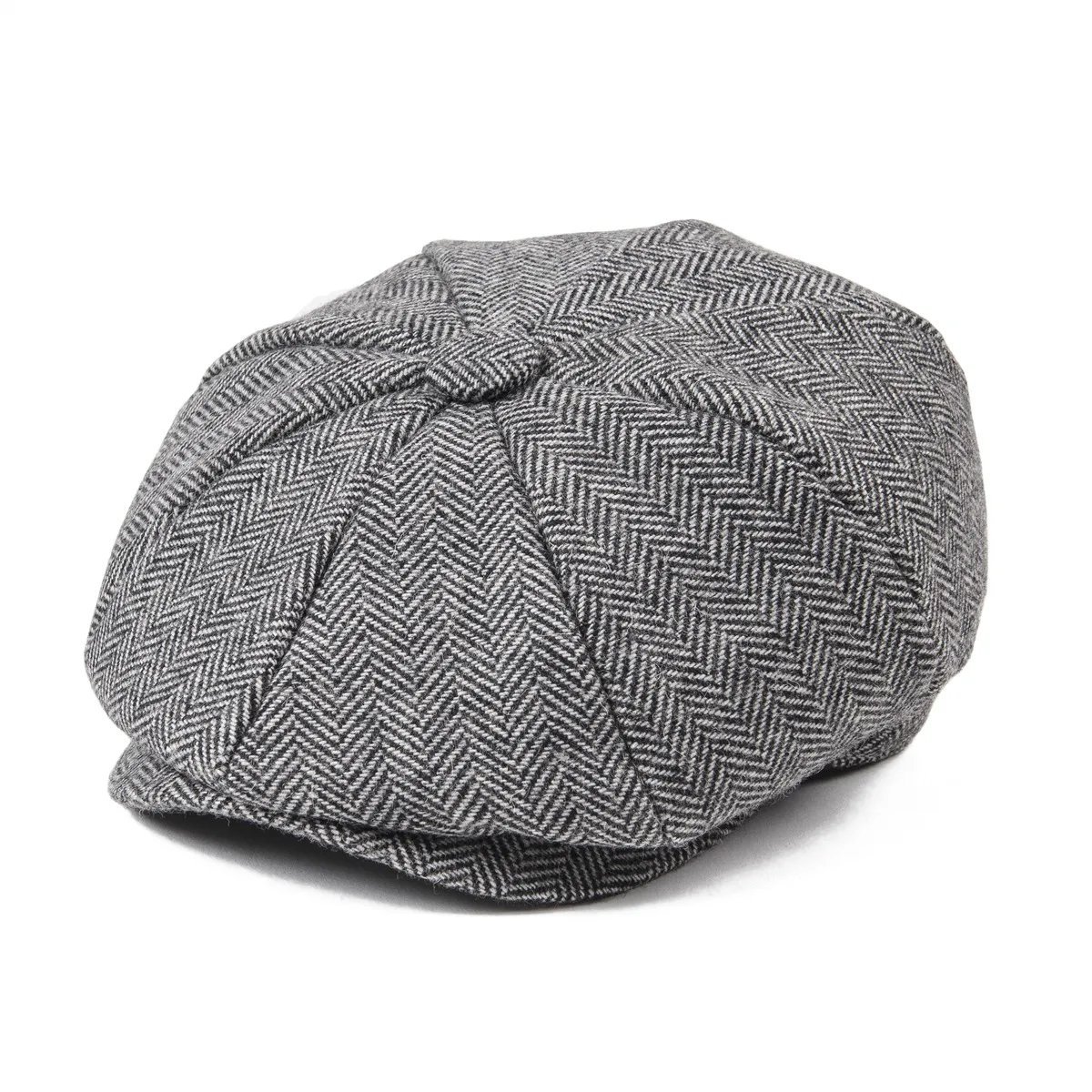 Light Gray_JANGOUL Small Size Baker Boy Cap Wool Blend Newsboy Caps Boy ...