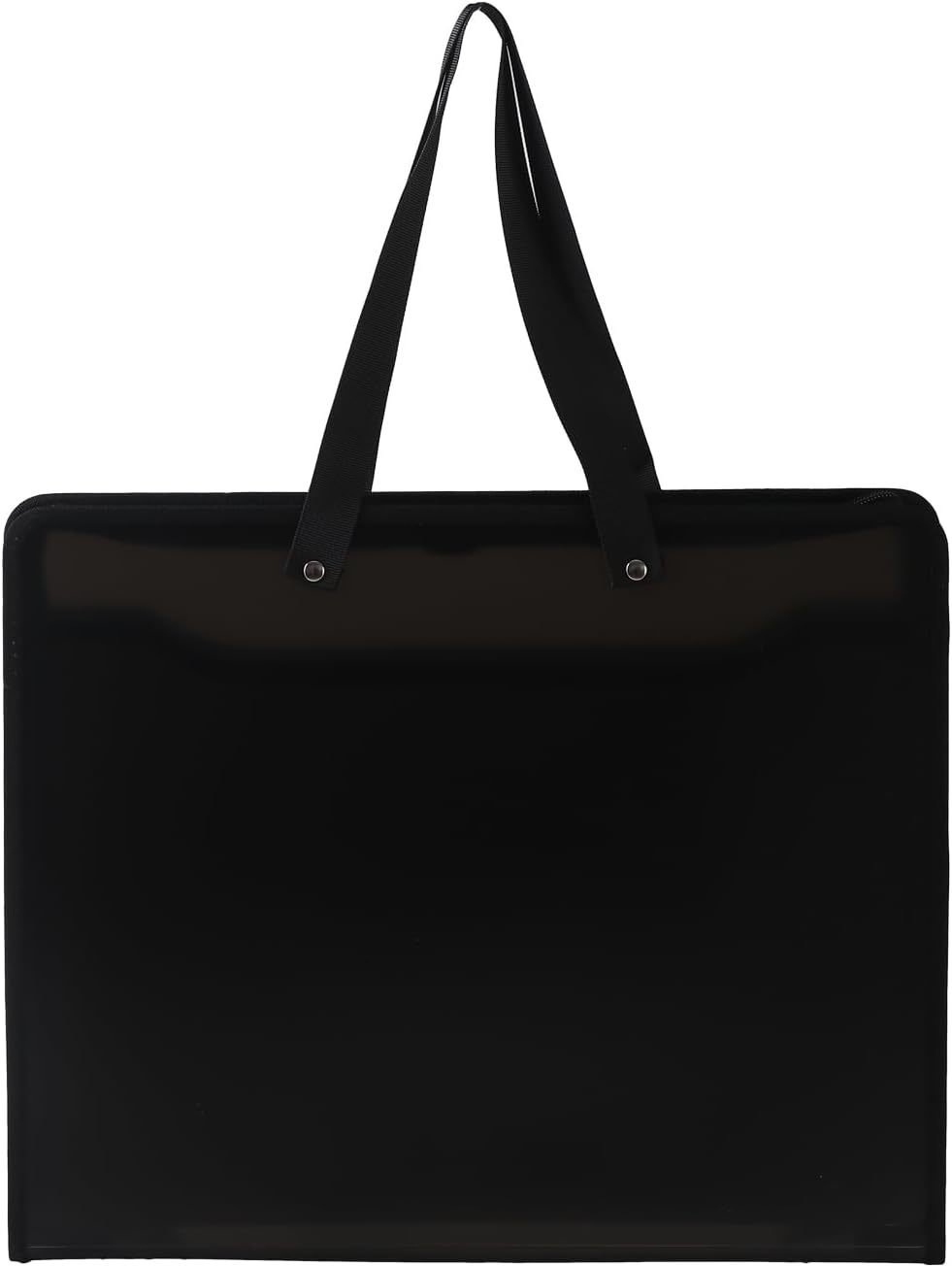 Shulaner Plastic Art Portfolio Folder with Zipper and Handle 17 x 14 ...