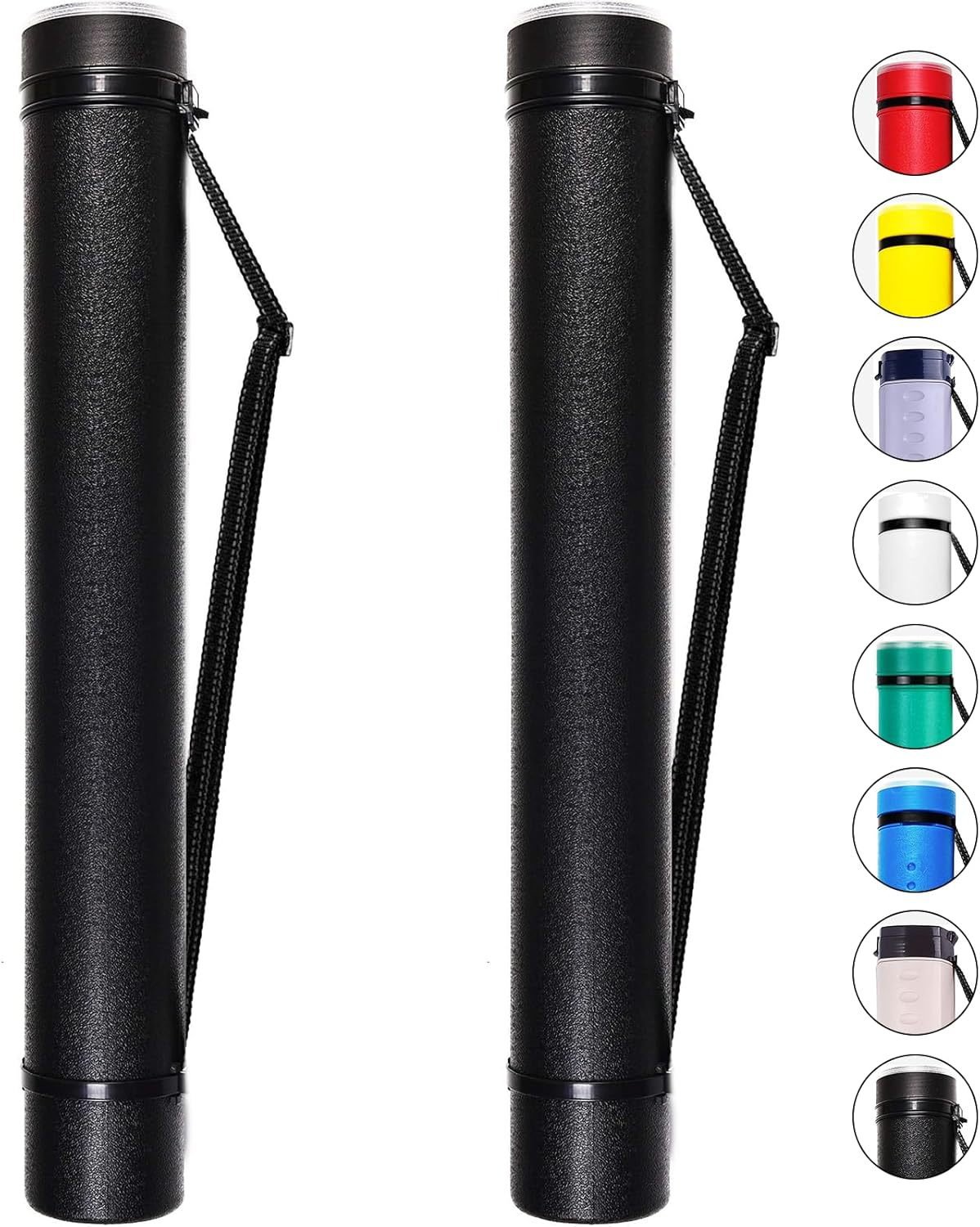 CALPALMY 2Pack Extendable Poster Tubes Expand from 24 5 to 40 with ...