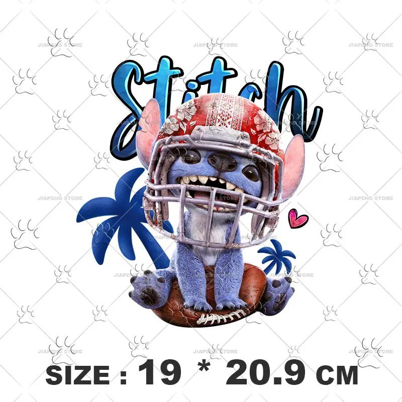 Lilo Stitch Movie Print Patch Disney 3D Boojiboo Heat transfers For ...