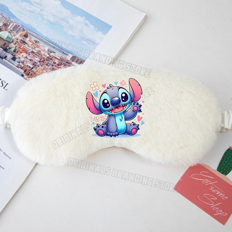 Lilo Stitch Disney Sleeping Mask Sleeping Blindfold Soft Plush Eye ...