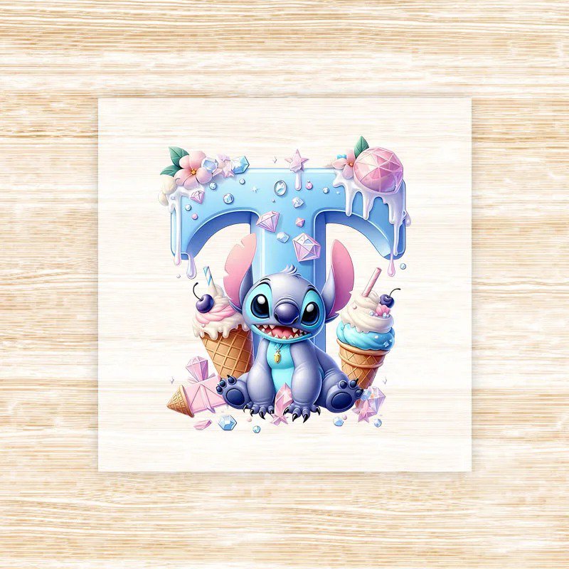 Disney Lilo Stitch Heat Transfer Sticker Adult Kids T-shirt Decor Anime ...