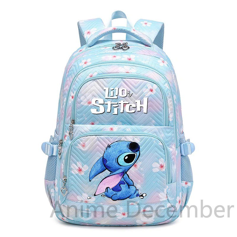 Disney Lilo and Stitch Women Backpack Boy Girl Bookbag Bag Student ...