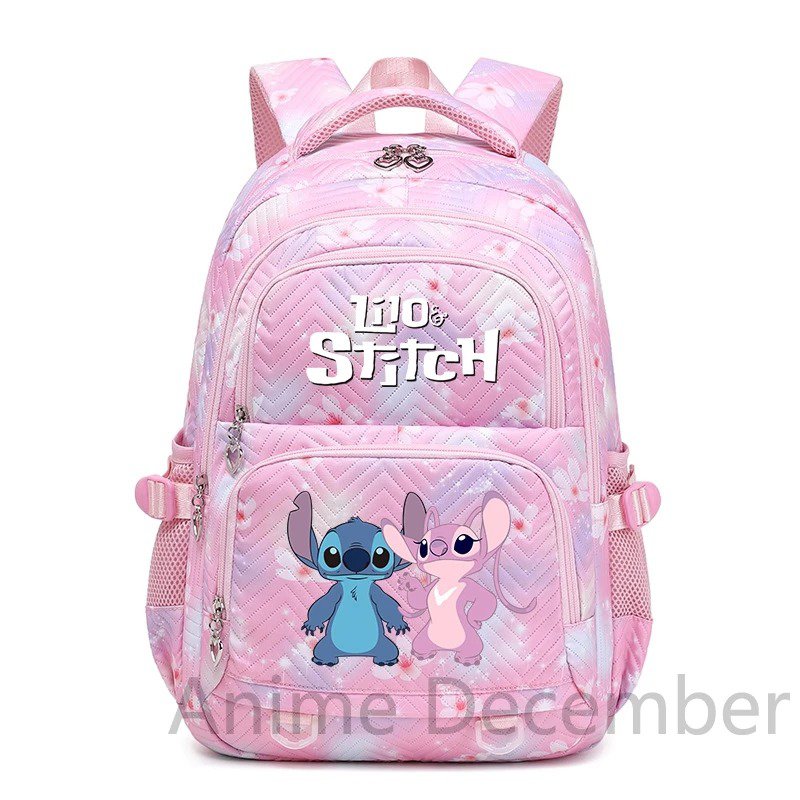 Disney Lilo and Stitch Women Backpack Boy Girl Bookbag Bag Student ...