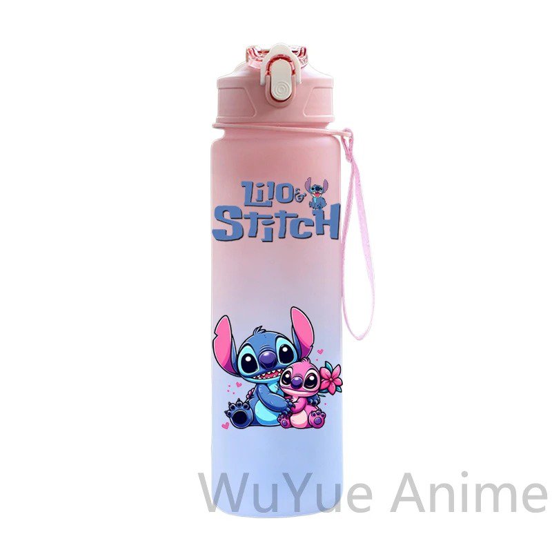Disney Lilo Stitch Water Bottle Large Capacity Drinking Portable ...