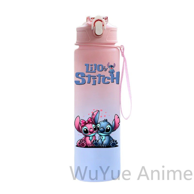 Disney Lilo Stitch Water Bottle Large Capacity Drinking Portable ...