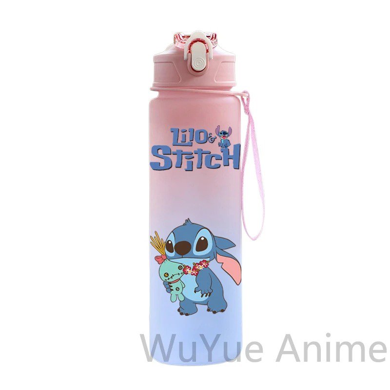 Disney Lilo Stitch Water Bottle Large Capacity Drinking Portable ...