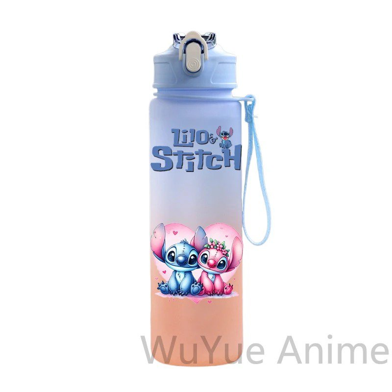 Disney Lilo Stitch Water Bottle Large Capacity Drinking Portable ...