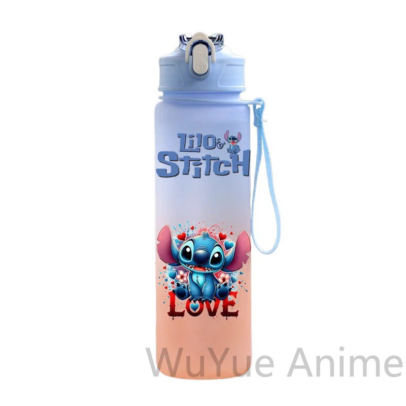 Disney Lilo Stitch Water Bottle Large Capacity Drinking Portable ...