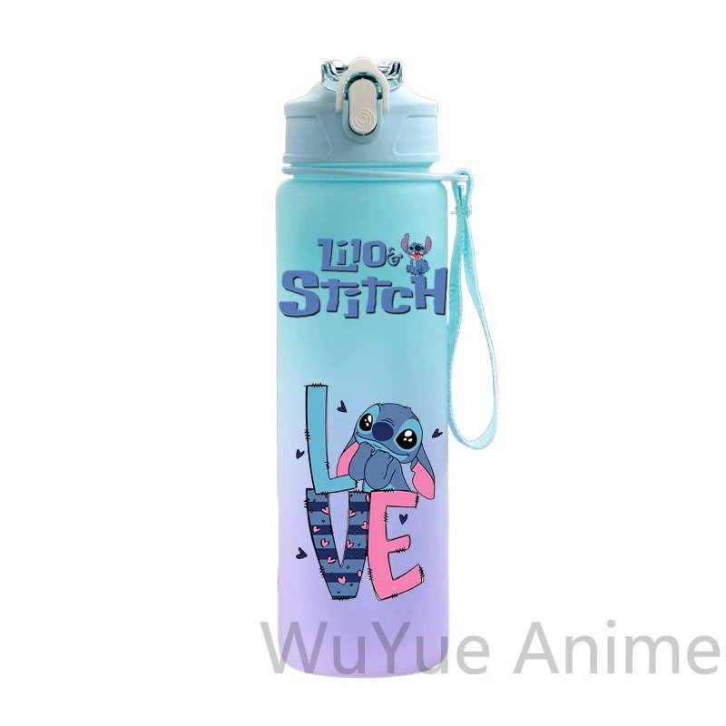 Disney Lilo Stitch Water Bottle Large Capacity Drinking Portable ...