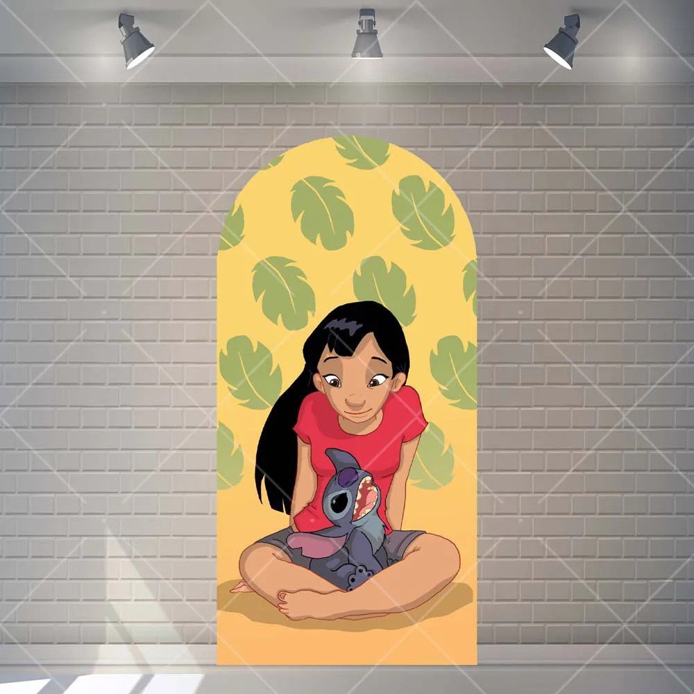 Disney Lilo and Stitch Arch Photography Backdrop Customized Children s ...
