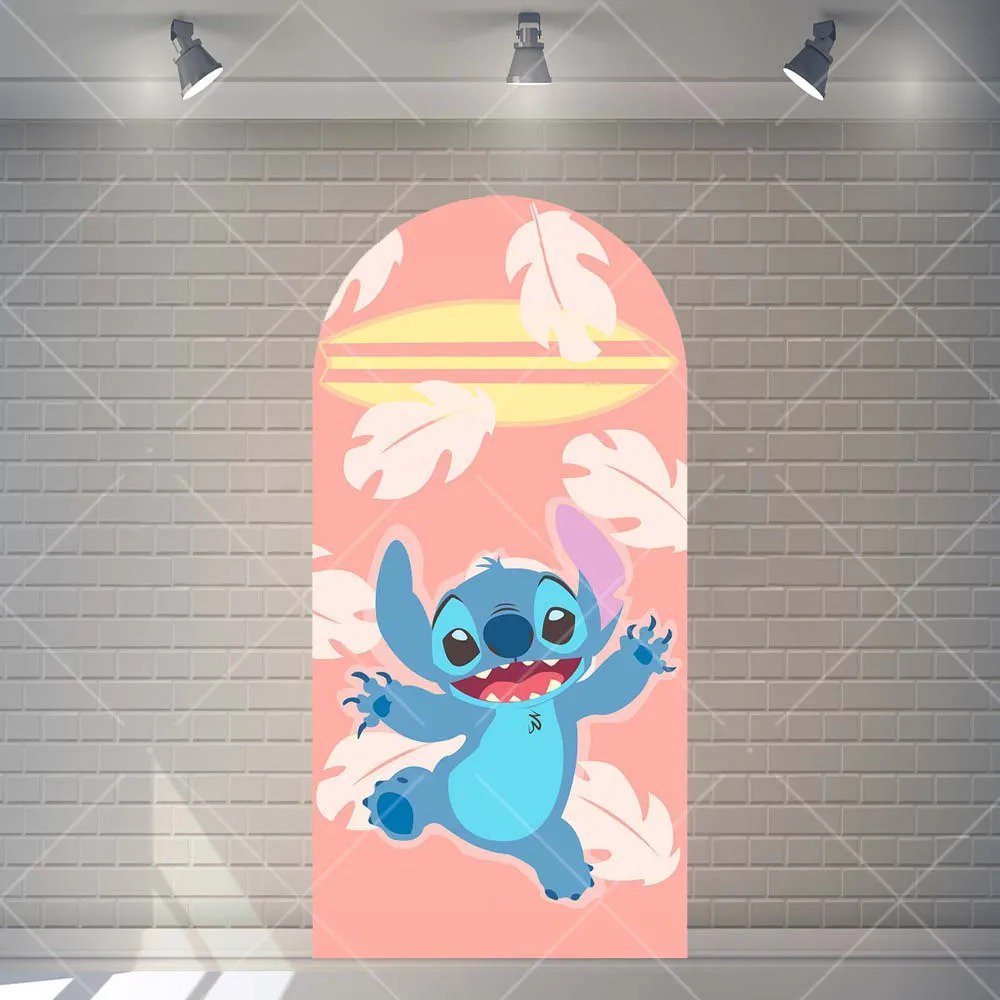 Disney Lilo and Stitch Arch Photography Backdrop Customized Children s ...