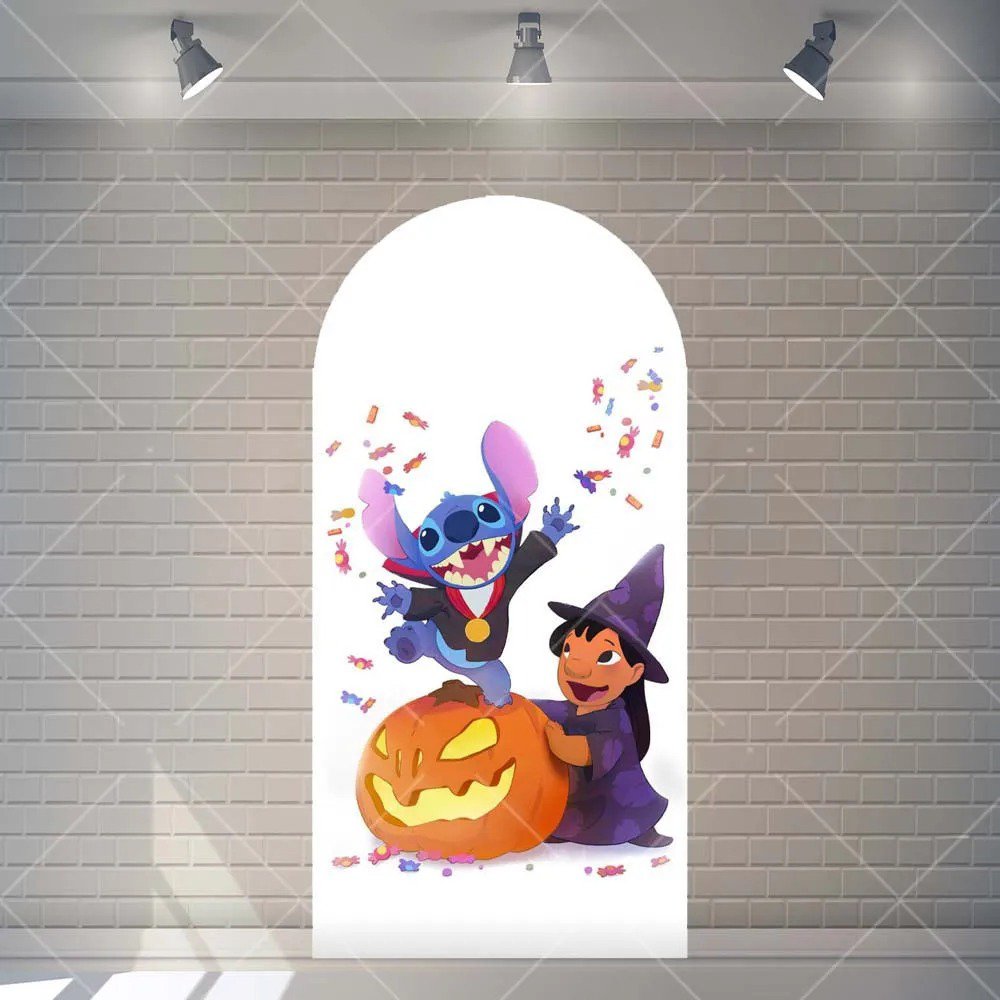 Disney Lilo and Stitch Arch Photography Backdrop Customized Children s ...