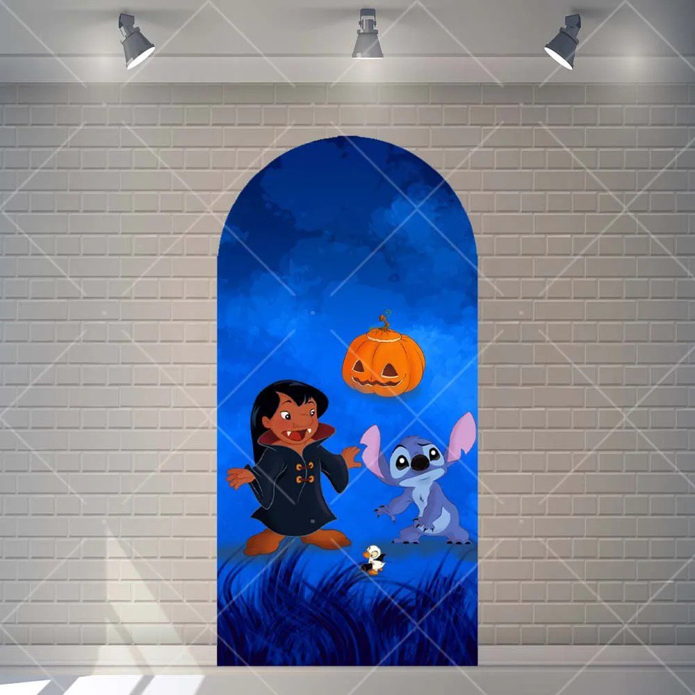 Disney Lilo and Stitch Arch Photography Backdrop Customized Children s ...