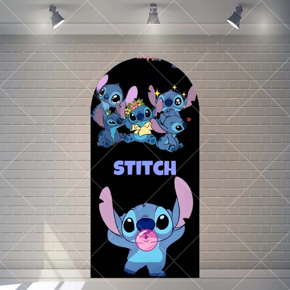 Disney Lilo and Stitch Arch Photography Backdrop Customized Children s ...