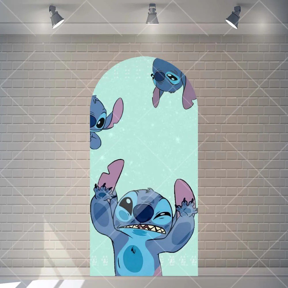 Disney Lilo and Stitch Arch Photography Backdrop Customized Children s ...