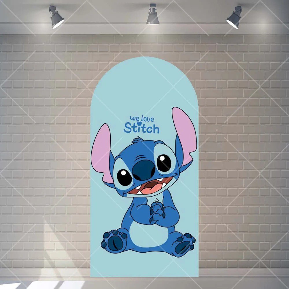 Disney Lilo and Stitch Arch Photography Backdrop Customized Children s ...