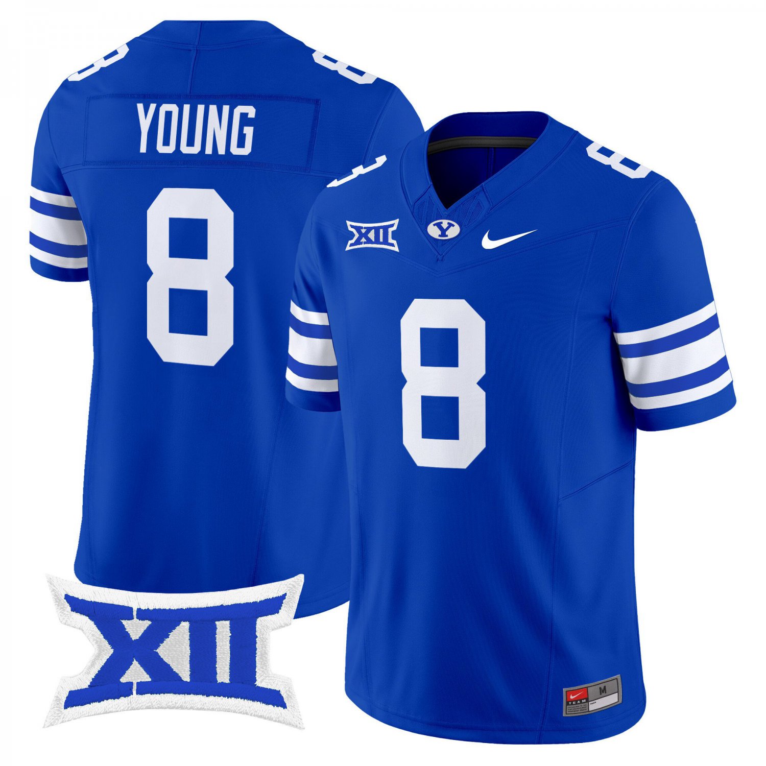 Steve Young Jersey #8 BYU Cougars 2025 Vapor Limited Stitched Royal ...