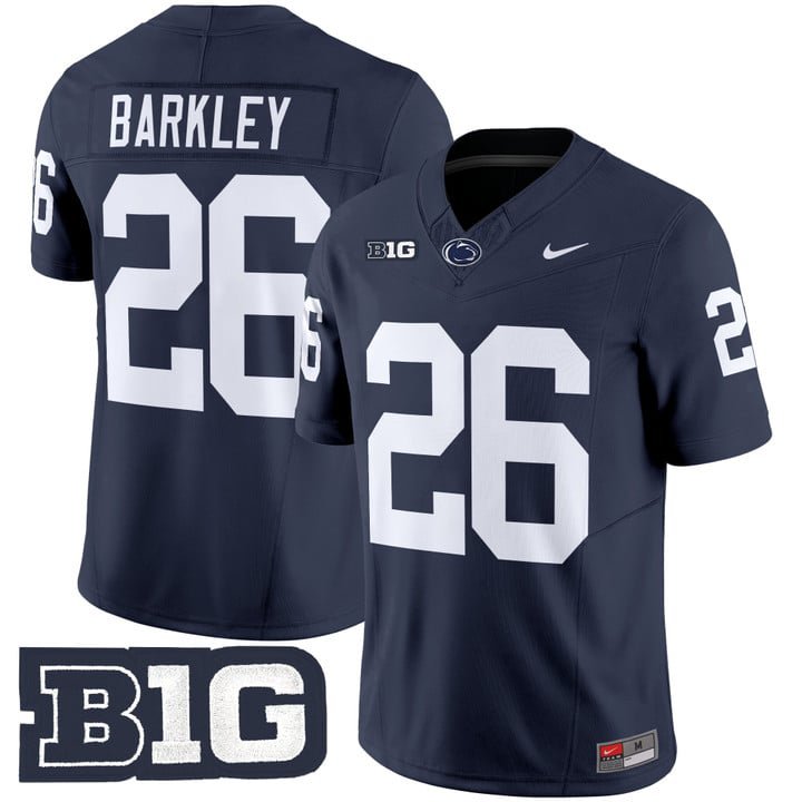 Saquon Barkley Jersey #26 Penn State Limited 2025 Stitched Navy