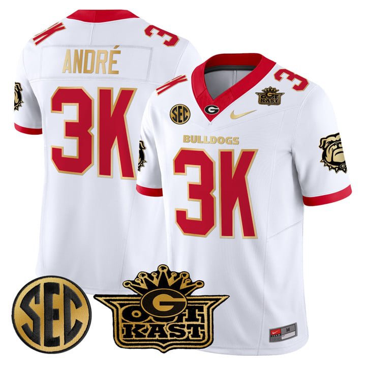 André Jersey #3K Outkast x Georgia Bulldogs Vapor Limited Stitched ...