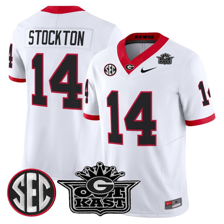 Gunner Stockton Jersey #14 Outkast x Georgia Bulldogs Limited Stitched ...