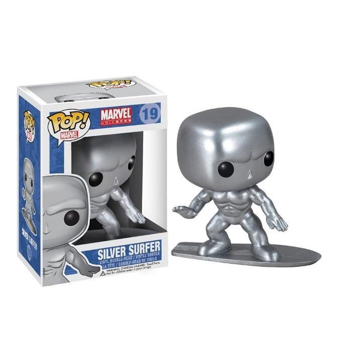 Silver Surfer Fantastic Four Marvel Comics #19 Funko POP! Action Figure ...