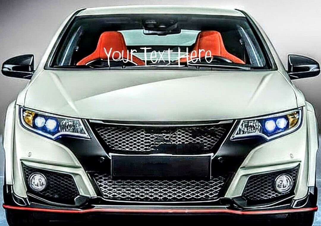 Custom Vinyl Windshield Banner. Decal, JDM, Import, Tuner, Static ...