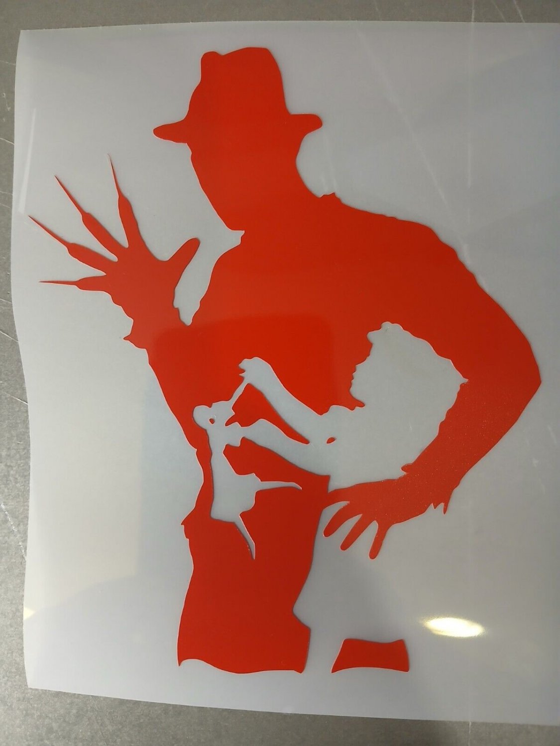 Freddy Krueger Permanent Vinyl Decal. Nightmare on Elm St, Halloween ...