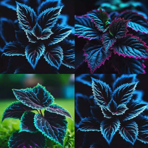 20 Coleus Seeds – Rare Blue, Black, and Green Foliage – Unique Garden ...