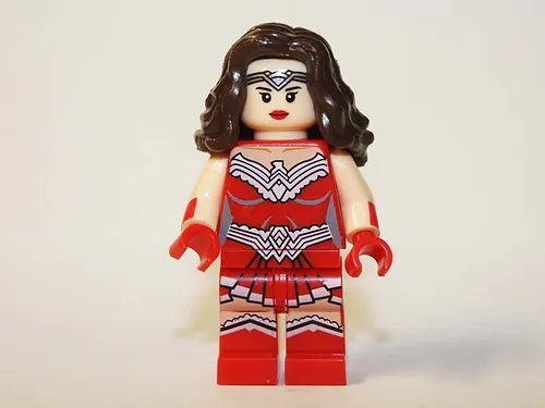 Wonder Woman Red and White Outfit DC Comic Minifigure