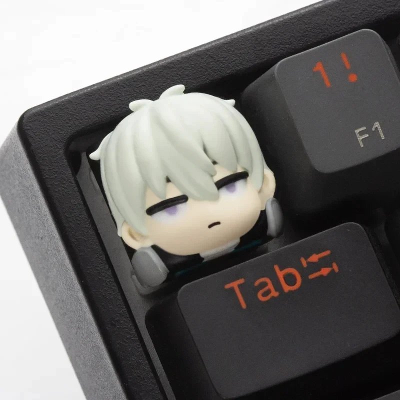 Mechanical for Keycaps Characters Animated Kawaii Material Resin Keycap ...