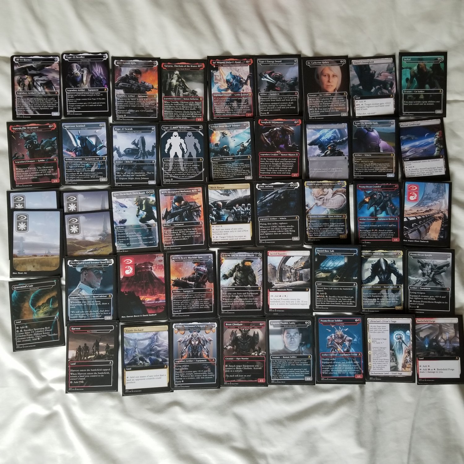 Halo Master Chief 100 Card MTG Proxy EDH Commander Deck — Custom Magic ...
