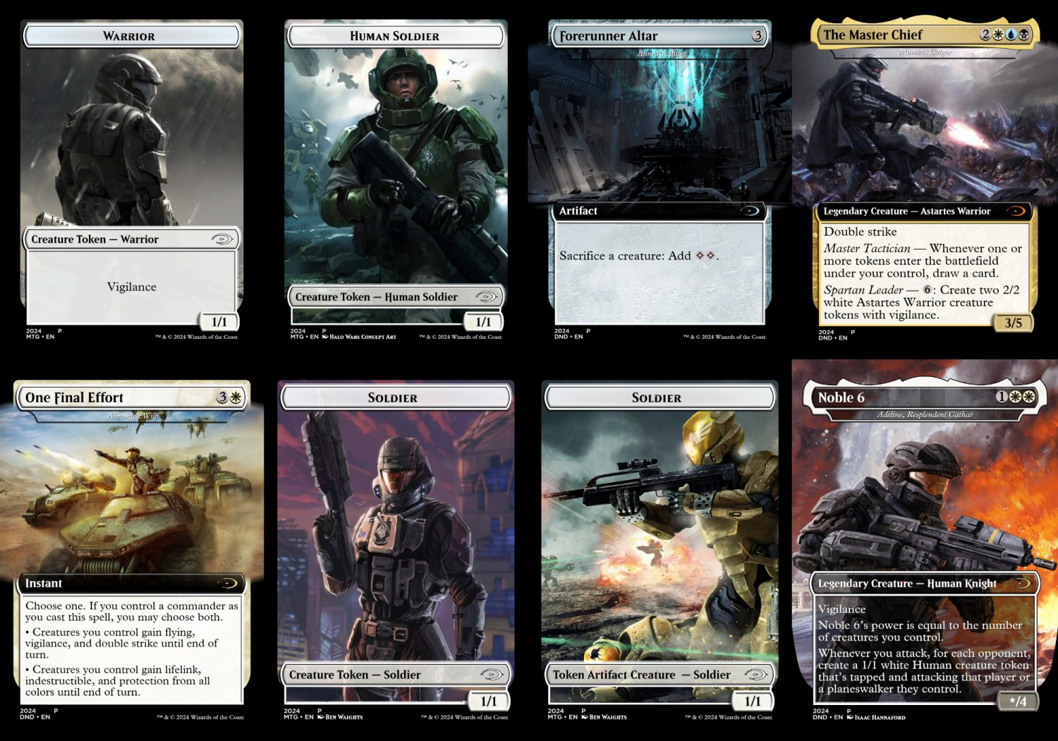 Halo Master Chief 100 Card MTG Proxy EDH Commander Deck — Custom Magic ...