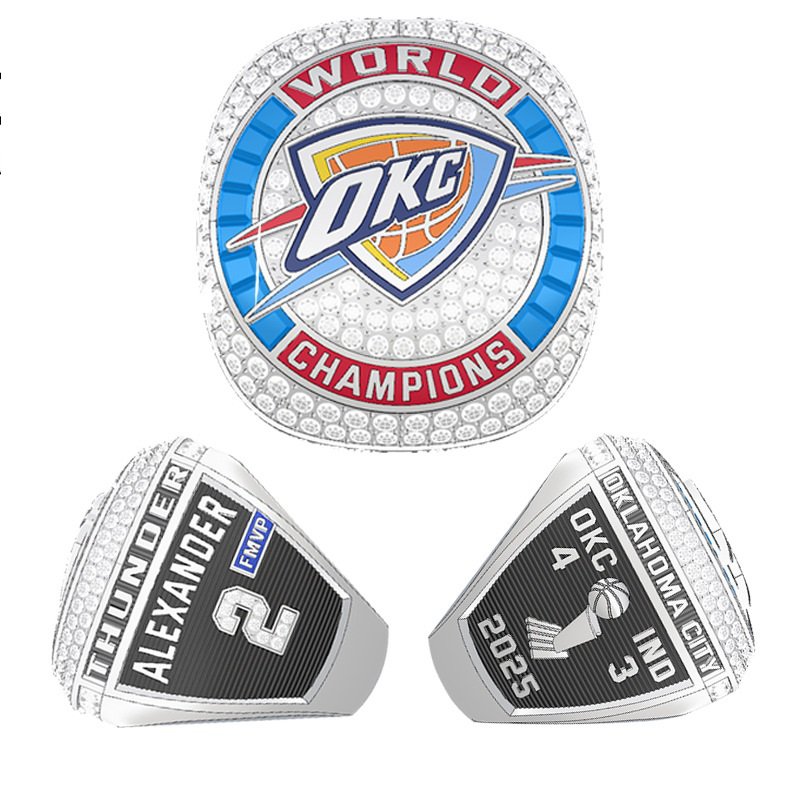 2025 NBA Oklahoma City Thunder championship rings Alexander FMVP