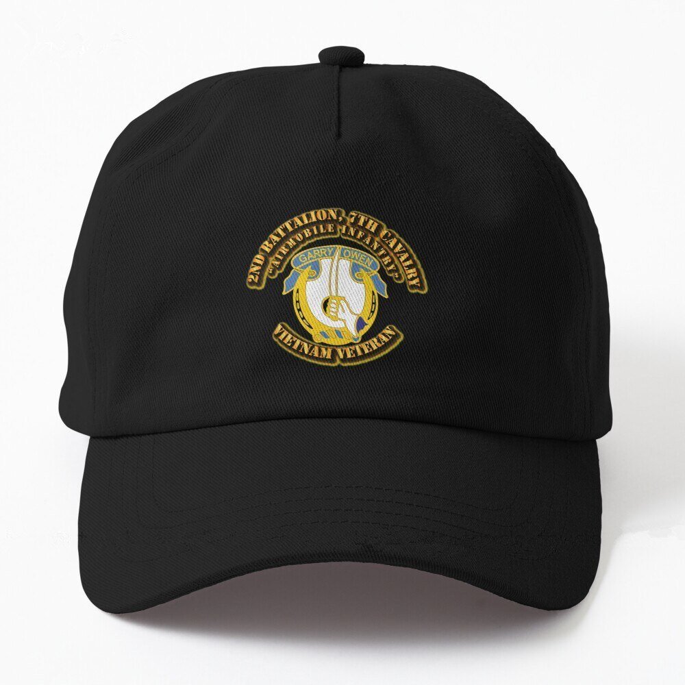 Battalion 7Th Cavalry Hat Black Summer Sun Baseball Caps