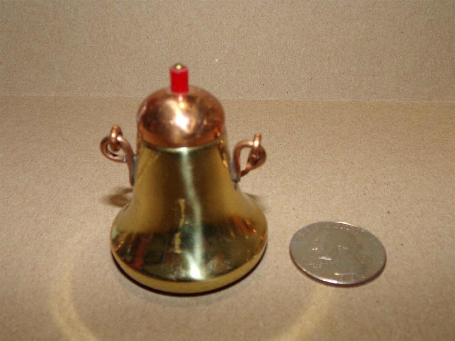 Vintage Miniature Bell shaped Pot / Container Dollhouse Decor