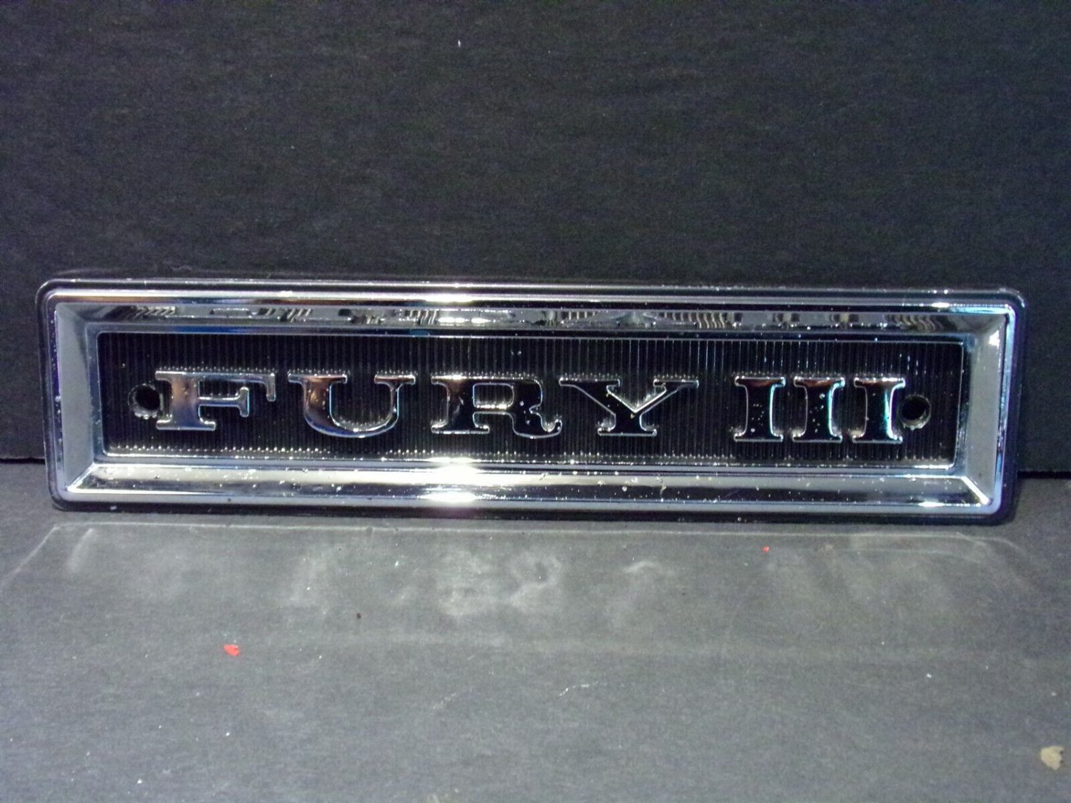 1968 Plymouth Fury III Fender Emblem OEM 2786336