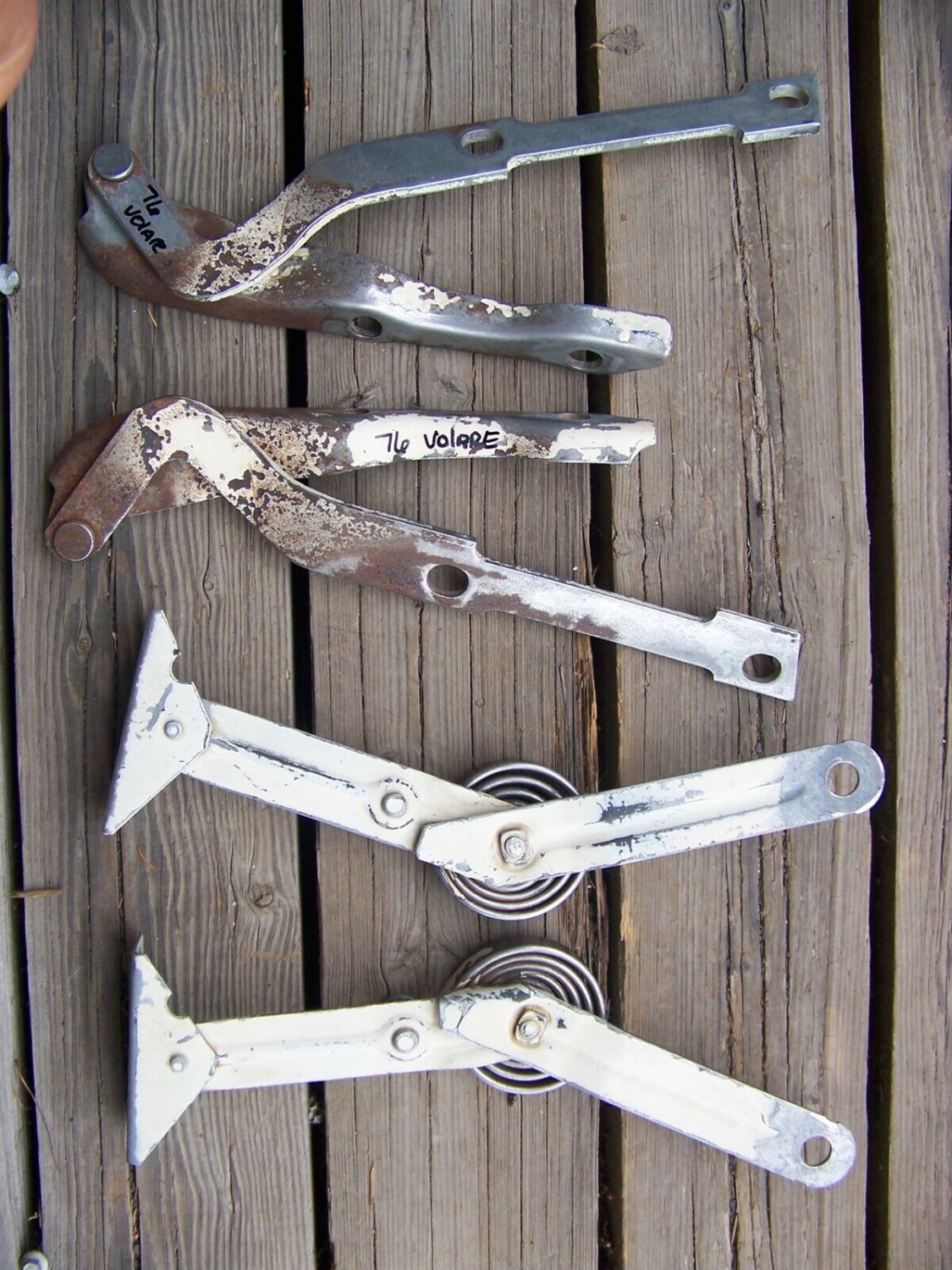 1976 - 1980 Dodge RT Plymouth Road Runner Hood Hinges OEM 4 pc 77 78 79