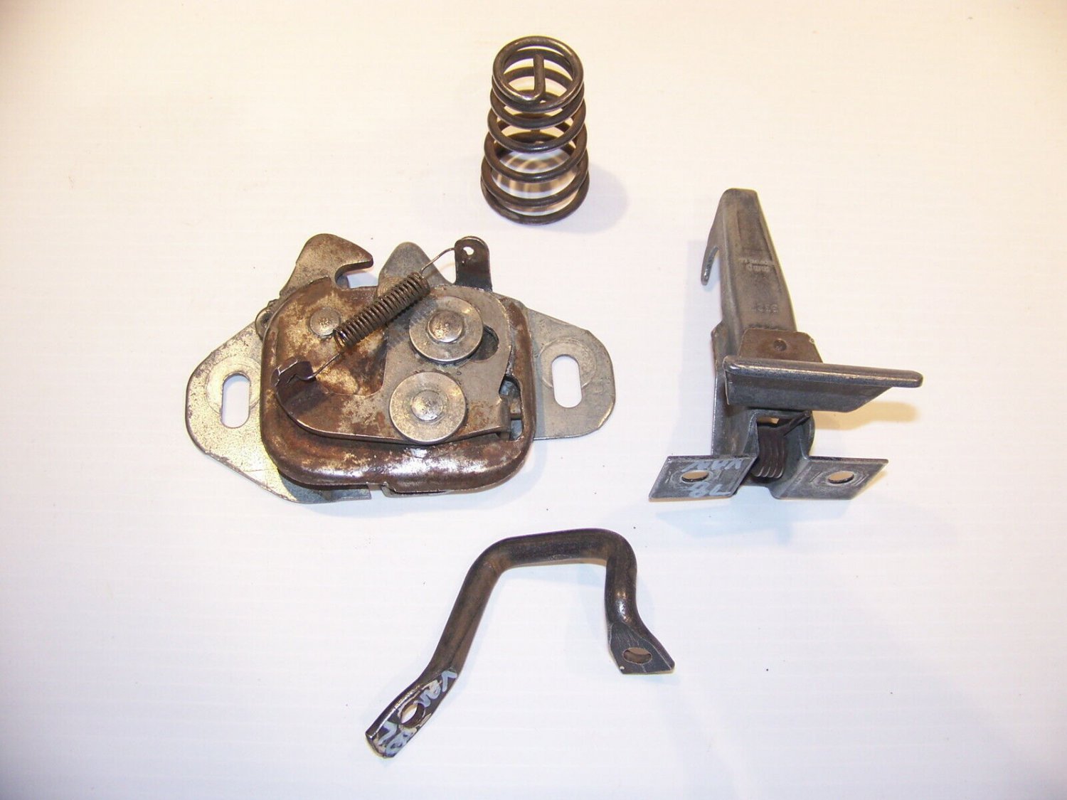 1978 DODGE VAN HOOD LEVER, LATCH, CATCH, SPRING OEM TRADESMAN