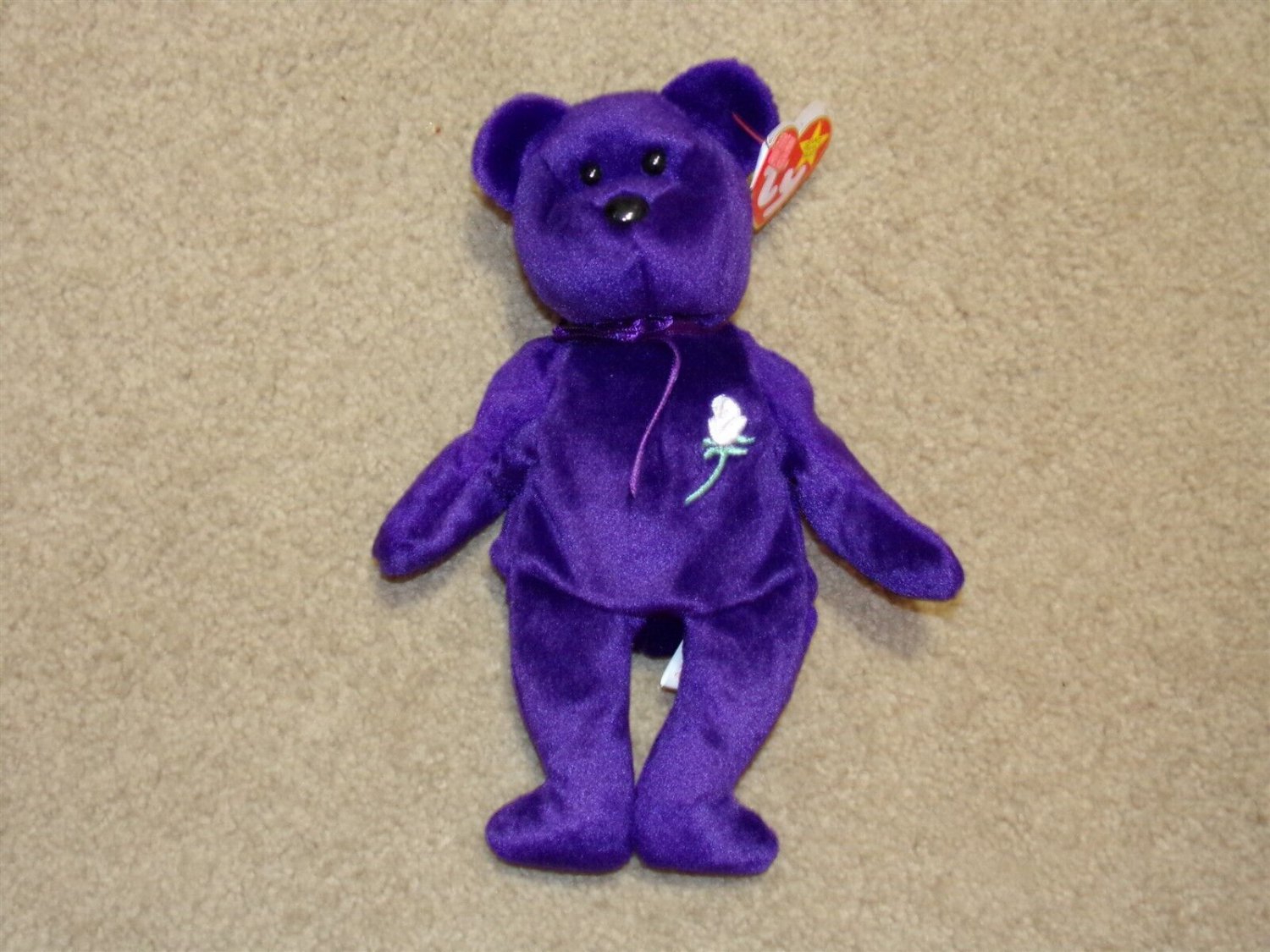 Ty Beanie Baby Princess Bear 1997 Diana
