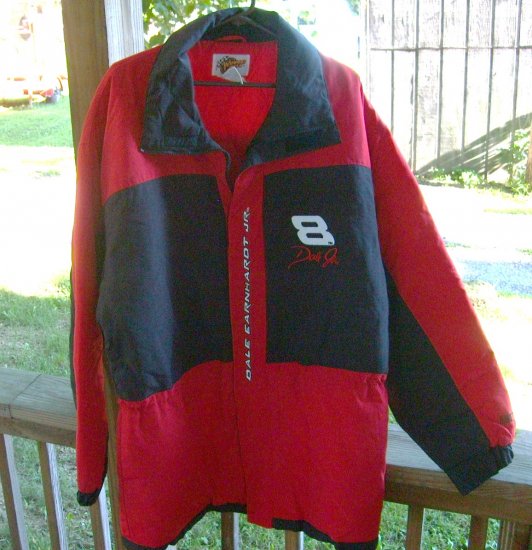 Nascar Dale Earnhardt Jr Racing Jacket Coat Budweiser 8