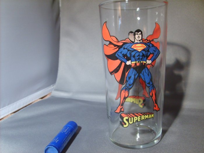Superman 1999 DC Comics Super Hero Glass
