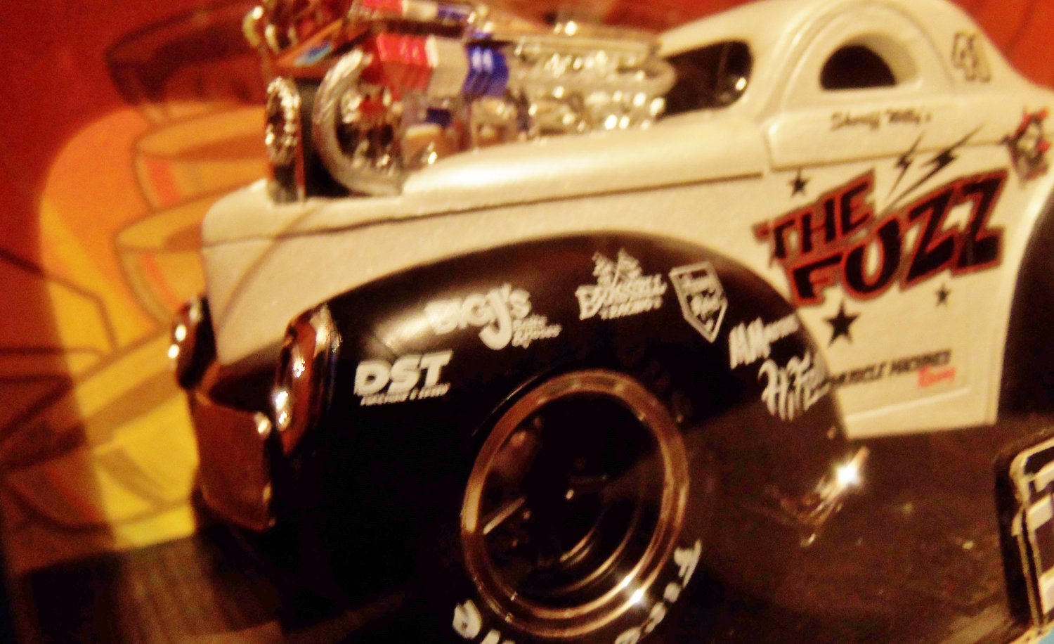 Muscle Machines 1941 Willys Sheriff The Fuzz COP STYLE RACER 1 24 ...